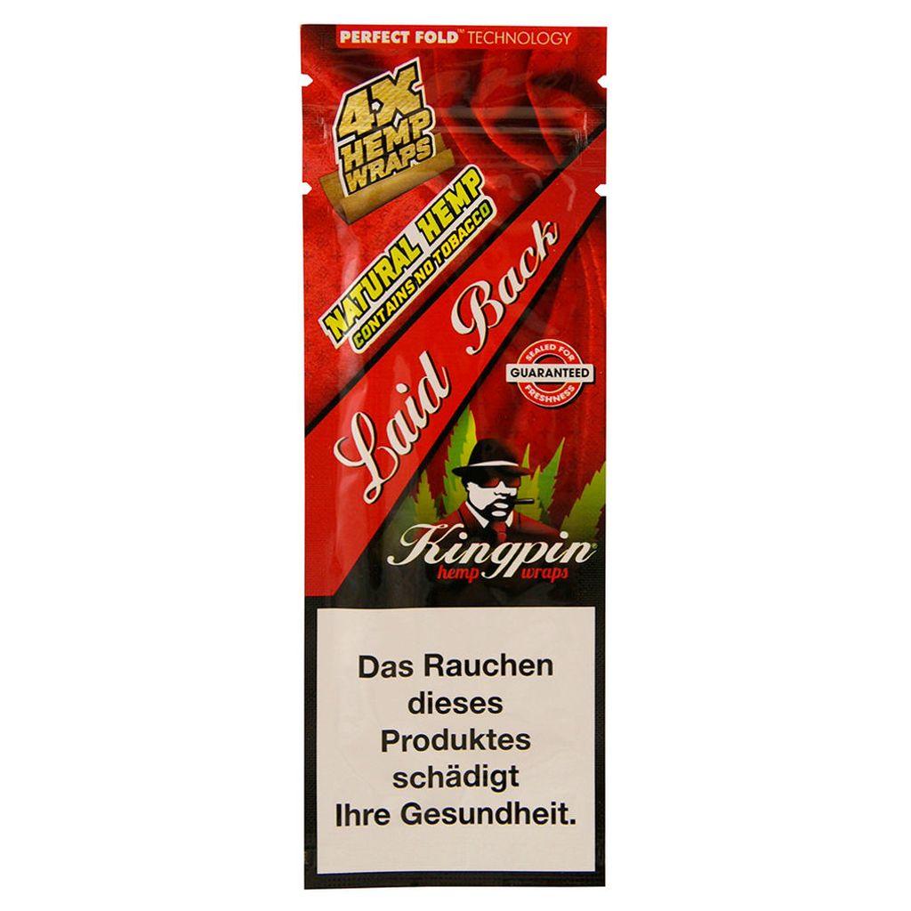 Kingpin - Laid Back Hemp Wraps (4 pcs) | Ghost Town Seeds